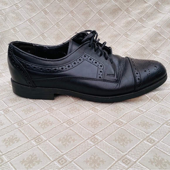 Dexter | Shoes | Dexter Brogue Leather Cap Toe Oxford Black 8m 8 ...